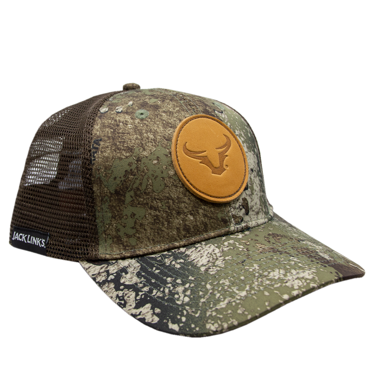 Jack Link's Leather Steer Horn Patch Hat - Strata Camo – Conkey's Outdoors