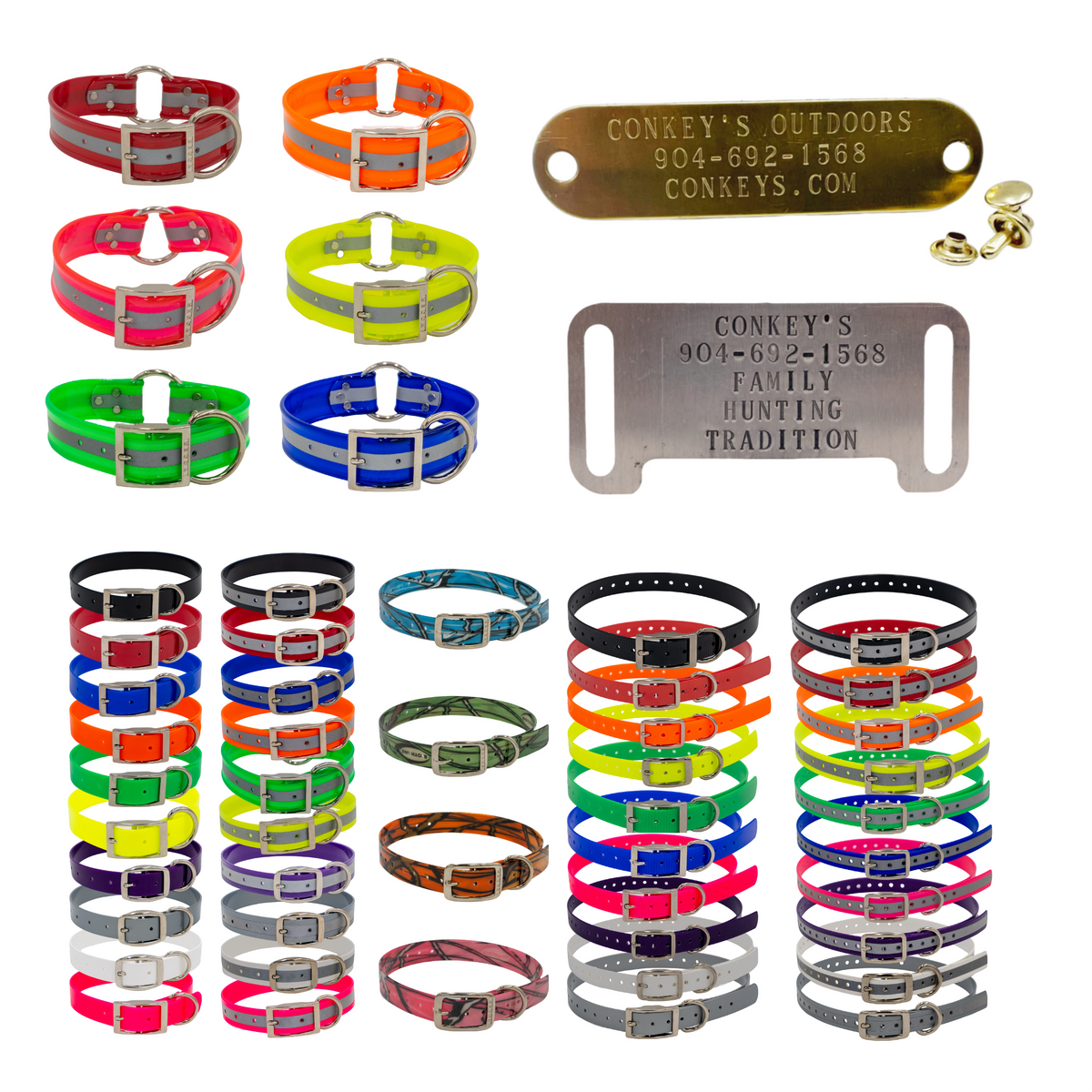 Collars & Name Tags – Conkey's Outdoors