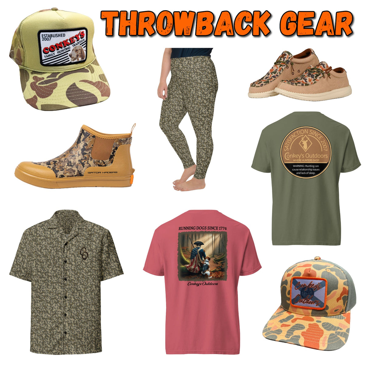 Throwback Gear – Conkey's Outdoors