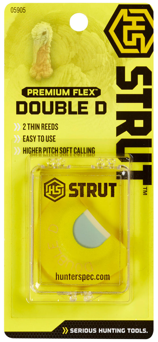HS Strut Double D Double Reed Diaphragm Call Double Reed Turkey Hen So ...