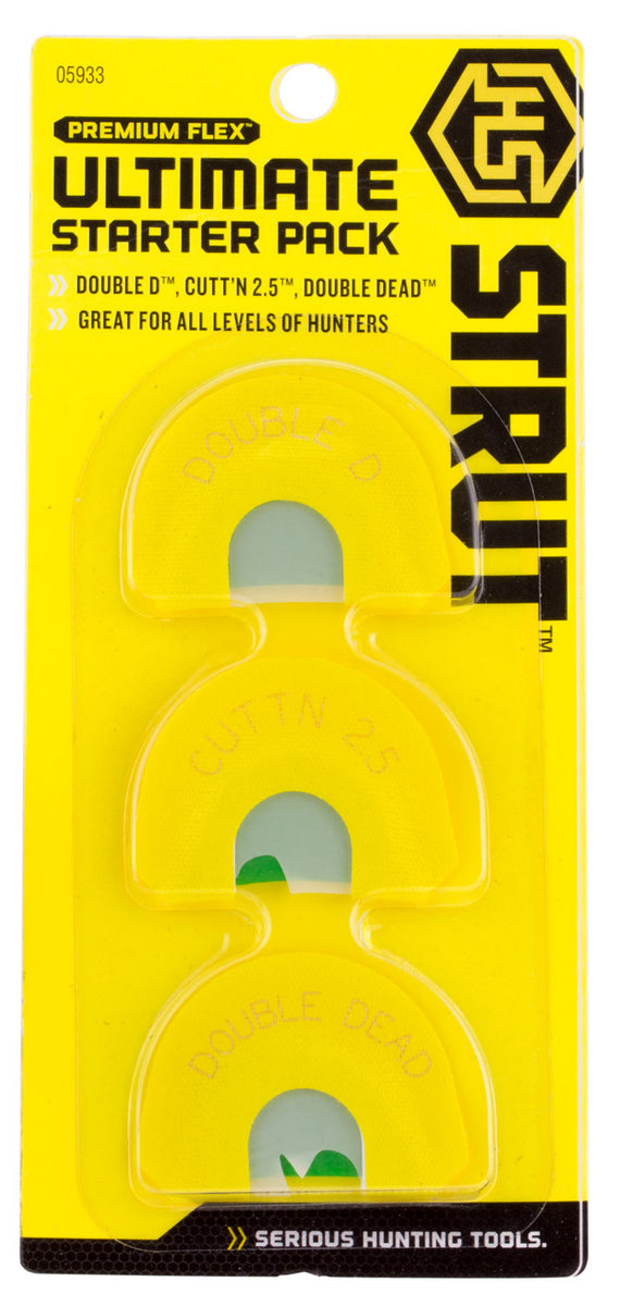 HS Strut Ultimate Starter Pack Diaphragm Call Attracts Turkeys Yellow ...