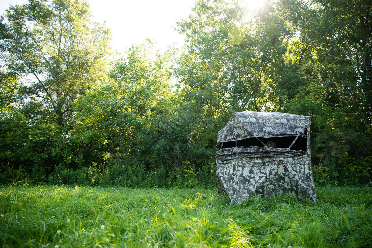 Muddy Ground Blind Infinity 2-Person Veil Camo 600D Polyester – Conkey ...