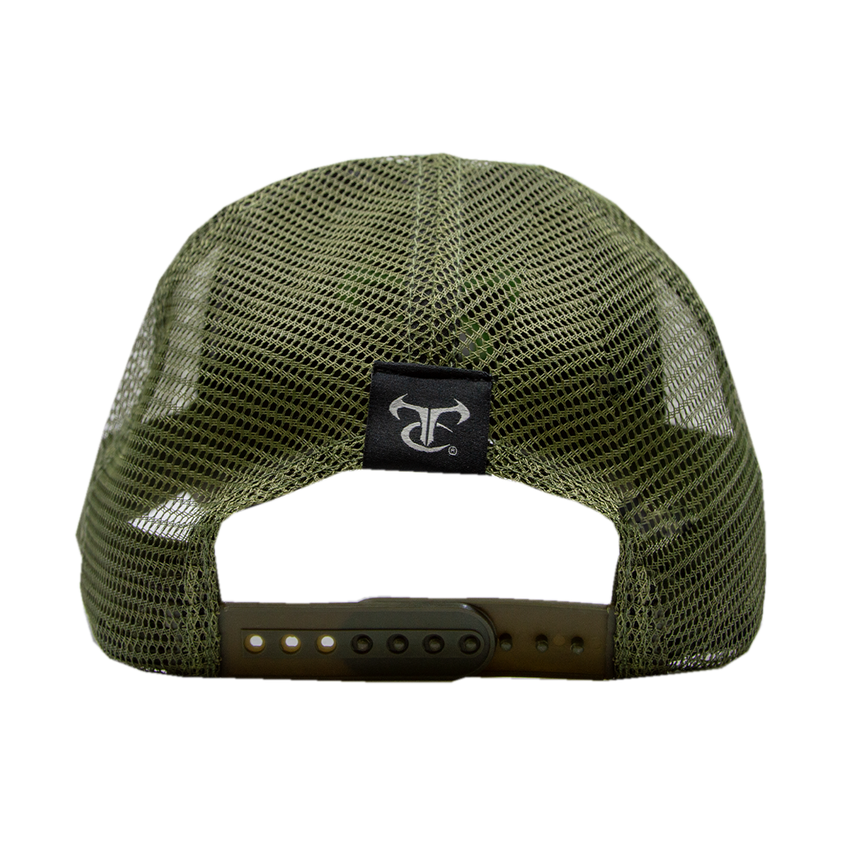 Strata/Olive Mesh Cap with Green Logo – Conkey's Outdoors