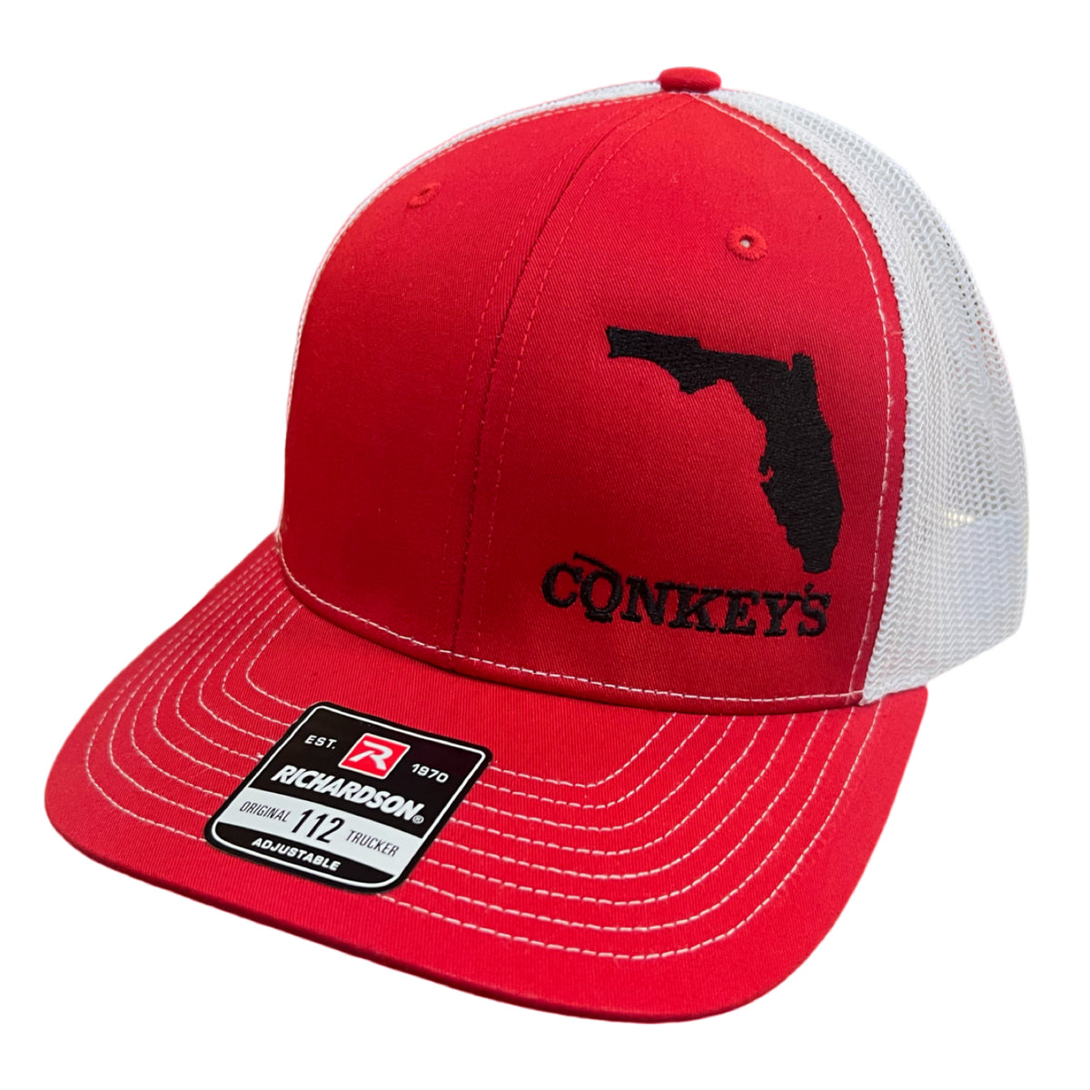 Conkey's Bulldog - Richardson 112 Hat (Red/White/Black) – Conkey's Outdoors