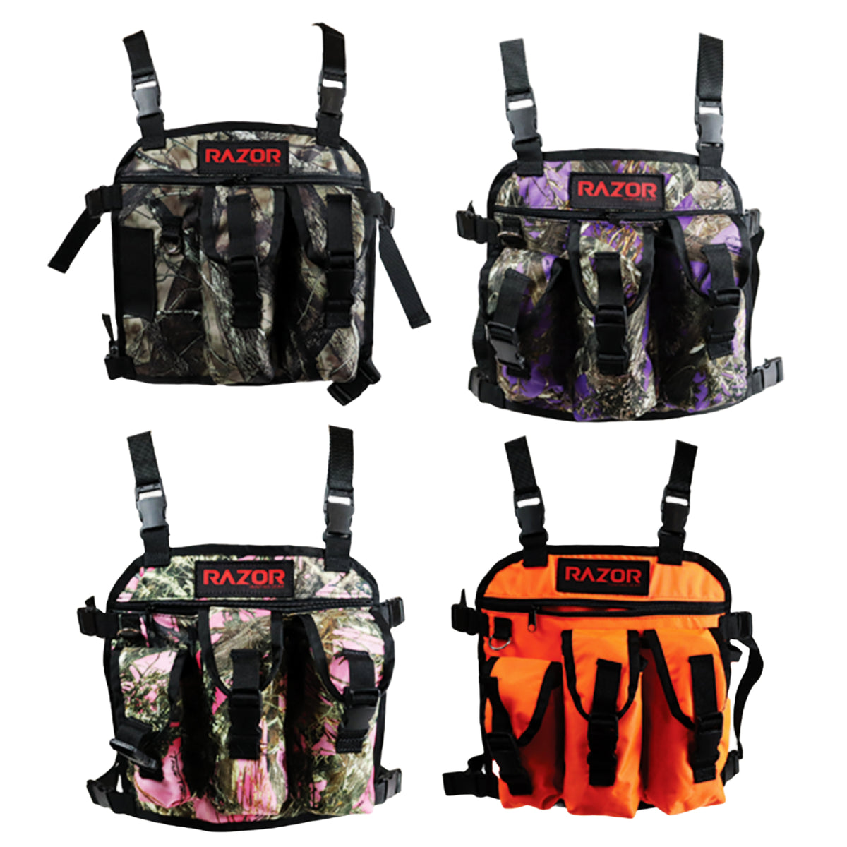 Razor Chest Pack - Camo & Orange – Conkey's Outdoors