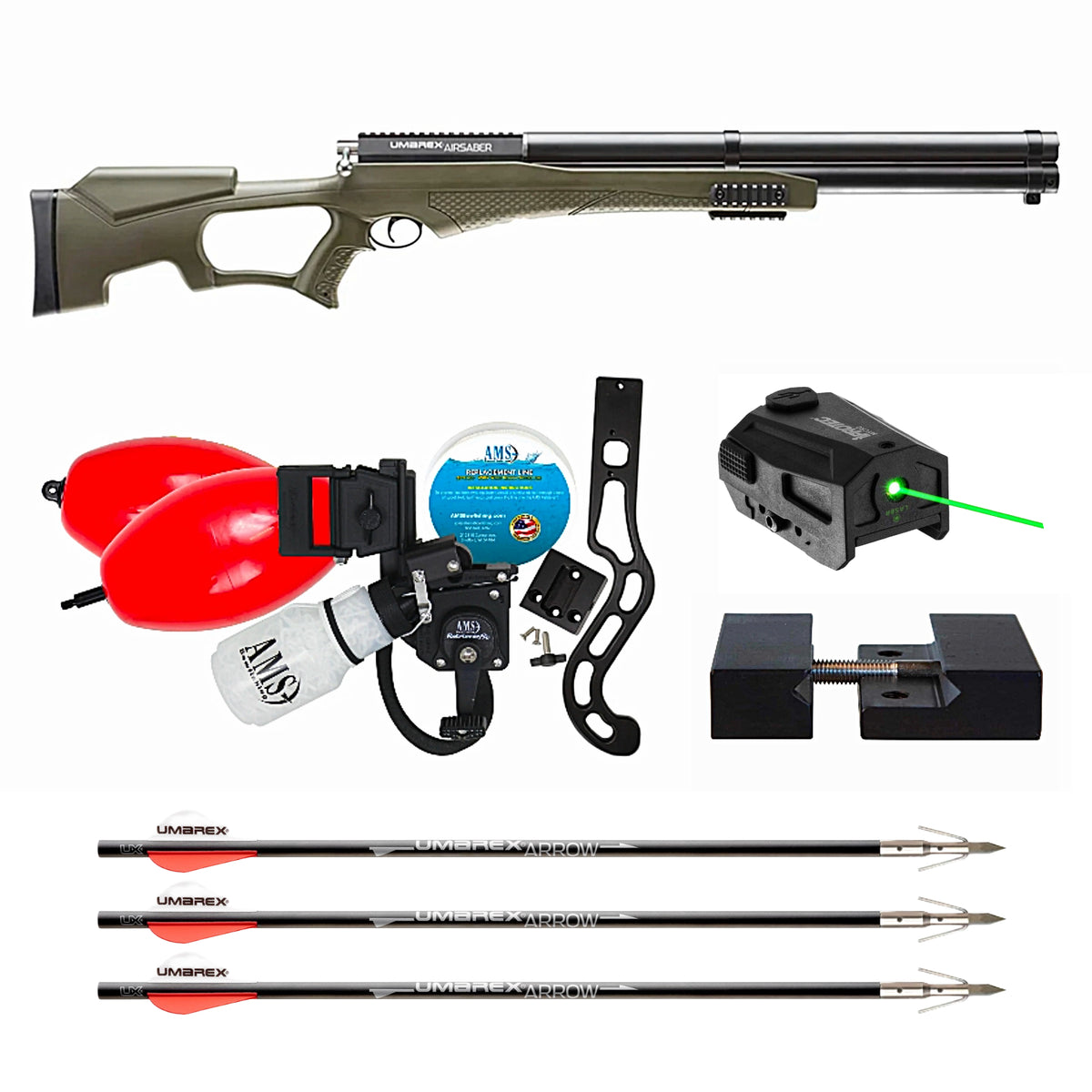 Umarex AirSaber - PCP Powered Air Bow (Gator Kit Option) – Conkey's ...