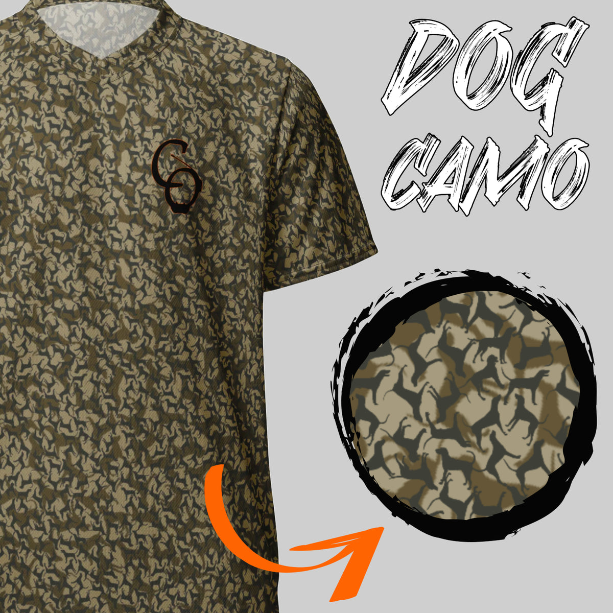 Dog Camo - Short Sleeve Shirt – Conkey's Outdoors