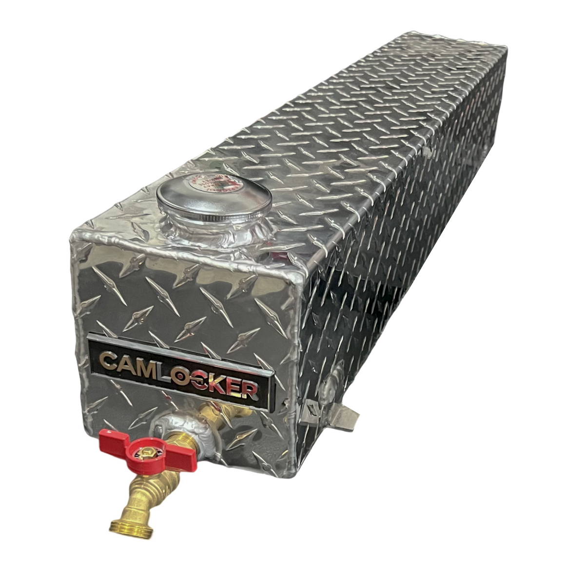 36-Inch Aluminum Diamond Plate Water Tank for Dog Box – Conkey's Outdoors