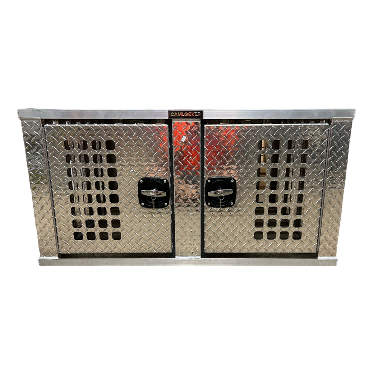 Cam Locker Aluminum 2 Bay Dog Box | Conkey's Outdoors